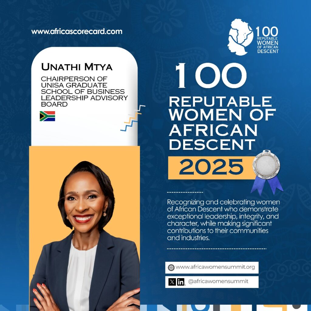 100 Reputable Women of African Descent 2025: Unathi Mtya Redefines ...
