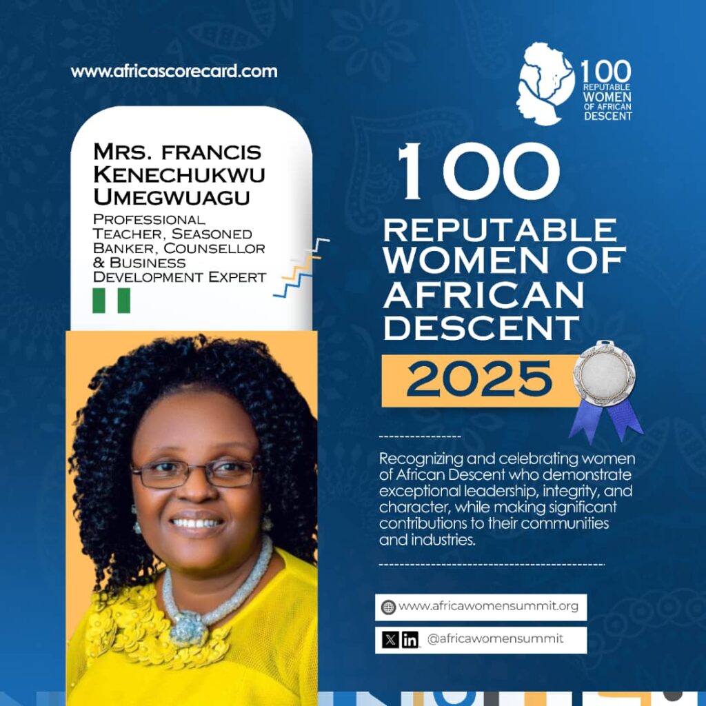 100 Reputable Women of African Descent 2025: Kenechukwu Umegwuagu ...